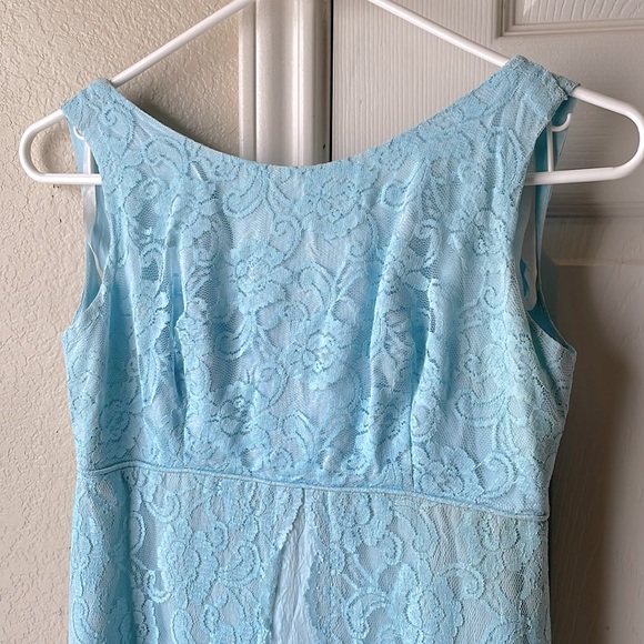 Dresses | Vintage Lace Prom Dress Powder Blue | Poshmark
